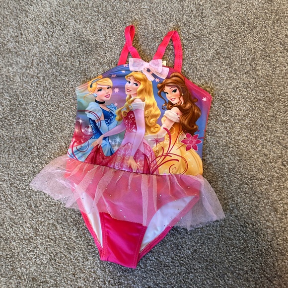 Disney | Swim | Girls Disney Princess Swimsuit Size 2t Cinderella ...